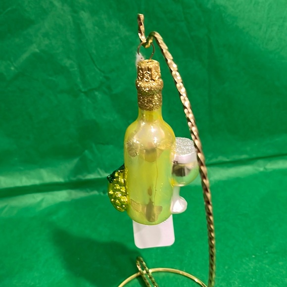 pinnacle peak | Holiday | Handmade Glass Blown Wine Bottles Ornaments ...
